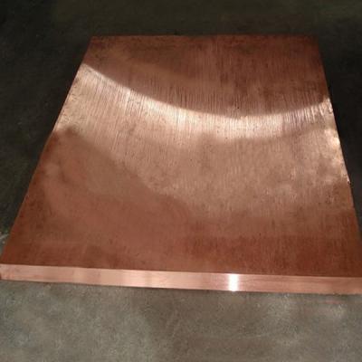 China C10100 Alloy Copper Plate 0.09-2.0mm Thickness for Electrical Coils for sale