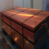 China JIS ASTM B152M Pure Copper Plate Sheet 99.9% Cu 2500mm Width Industrial Grade for sale