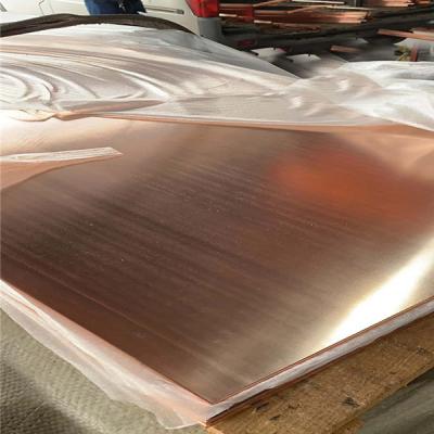 China Pure 99.99% Red Copper Plate Sheet 0.8mm to 55mm Thickness 1500x3050mm for sale
