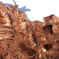 China 99.95 Percent Purity 5 Tons Scrap Copper Cable Scrap Wire Cooper Ingot for sale