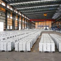 China Non Alloy DIN Silver Aluminium Zinc Ingot Metal 99.95 Purity Price Per Pound for sale