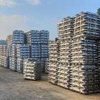 China ADC10 Aluminum Alloy Ingot 8.5-9 kg Silvery White Pure Iron Ingot for Casting for sale