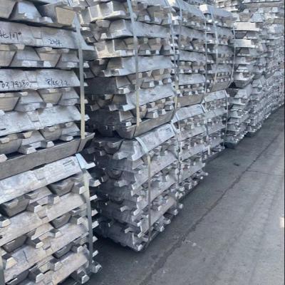 China 25kg A8 Aluminium Ingot 99.8% Pure Aluminum AL Ingot for Remelting for sale