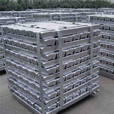 China ADC10 Aluminum Alloy Ingot 8.5-9 kg Silvery White Pure Iron Ingot for Casting for sale