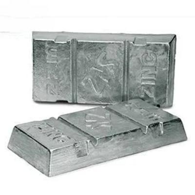 China Zinc Alloy Ingots Zamak 2 3 5 15kg High Purity 99.995% for Die Casting for sale