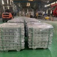 China ADC10 Aluminum Alloy Ingot 8.5-9 kg Silvery White Pure Iron Ingot for Casting for sale