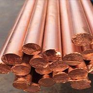 China 99.9% Pure Copper Bars Rods C11000 C10200 Custom Sizes Up to 12000mm Length for sale