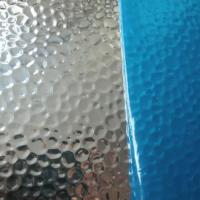 China Mirror Reflective Aluminum Sheets Stucco Hammer Pebble Embossed 200mm for sale