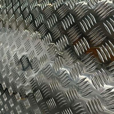 China Aluminum Checkered Diamond Plate 3003 5052 6061 Embossed Perforated Sheet for sale