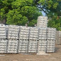 China Light Weight A8 Aluminum Ingots Purity 99.7% 99.9% 99.95% 99.99% 1000 Series for sale