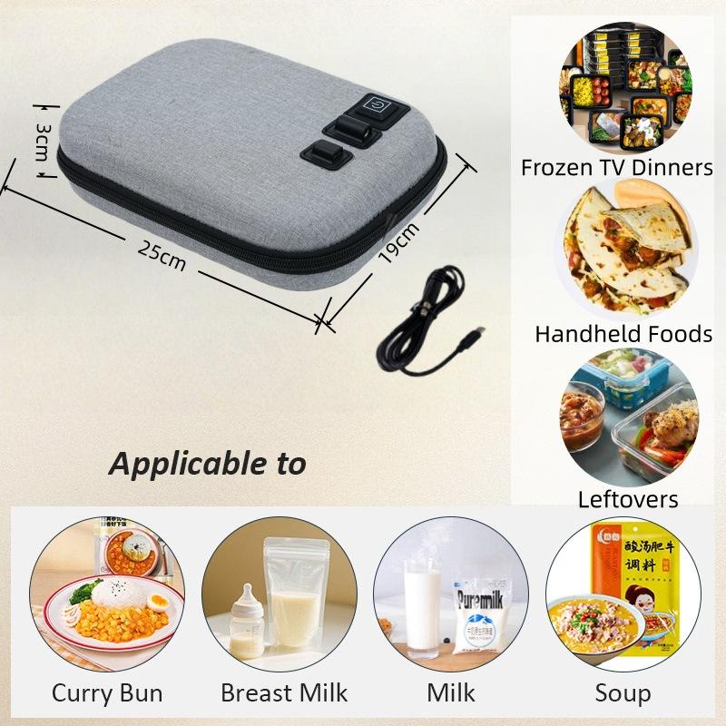 Self heating lunch box