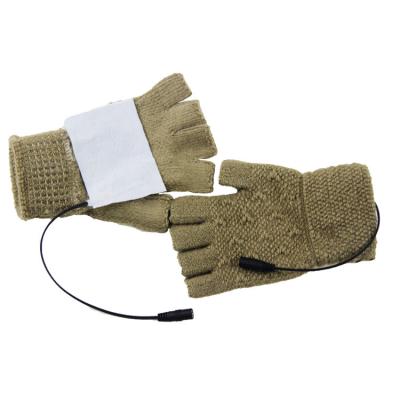 China Winter Rechargeable Heated Fingerless Gloves Warming For Women for sale