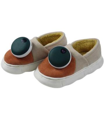 China Best Usb Rechargeable Battery Heated Winter Graphene Far Infrial Electrically Heated Cotton Shoes For Women for sale