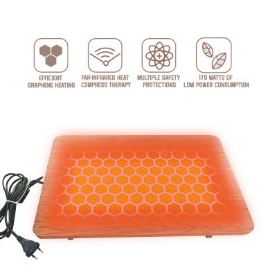 China Effortless Comfort Electric Foot Warmer Stool With Graphene Heating Ergonomic Design for sale