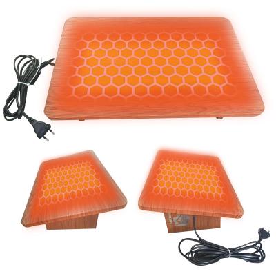 China Stylish Electric Foot Warmer Stool With Graphene Heating Ergonomic Design Adjustable Temperature for sale
