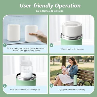 China Custom Breast Milk Cooler Hand Wash Cleaning Instructions For Travel Office for sale