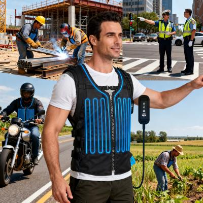 China Ergonomic fit Intelligent Cooling Vest tailored for comfort and heat management during extended outdoor work periods for sale