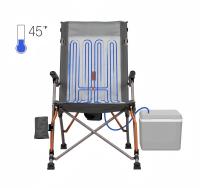 China Portable Cooling Camping Chair With Ergonomic Design And Detachable Cooling Pad For Comfortable Outdoor Activities And Events for sale