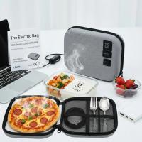 China Portable Food Heating Bag Designed For Flat Pouches Bento Boxes And Sandwiches With Crush Proof Hard Shell And USB Power for sale