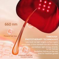China Red Light Therapy Cap, Graphene Film Thermal Heat Cap, Fast Heating Far-Infrared USB Charging Hair Care Cap for sale