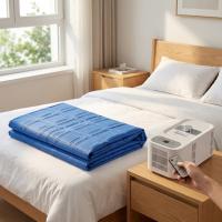 China Smart Mattress Cover with Dual Heating and Cooling Mattress Pad, Featuring App-Controlled Water Circulation Cooling System for sale