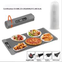 China Smart Home Multifunctional Folding Hot Chopping Board Mat Flexible Silicone Warm Vegetable Po Heat Preservation Rollable for sale