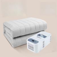 China Luxury 600TC Bamboo Cotton Dual Zone Temperature Control Smart Bed Mat with Quiet Cooling and Gentle Warming System for sale
