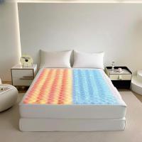 China Luxury 600TC Bamboo Cotton Dual Zone Temperature Control Smart Bed Mat with Quiet Cooling and Gentle Warming System for sale