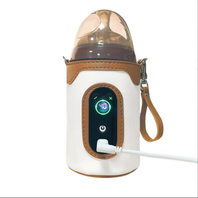 China Sheerfond USB Portable Milk Warmer 5V2A Low-Pressure Safe Baby Bottle Warmers with Poly/Cotton/EVA Material for Infants for sale