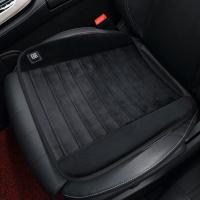 China Factory Wholesale Eco-friendly Car Heating Cushion 5V Portable Battery Powered Heated Seat Cushion Crystal Velvet Square for sale