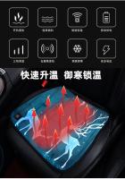 China Factory Wholesale Eco-friendly Car Heating Cushion 5V Portable Battery Powered Heated Seat Cushion Crystal Velvet Square for sale