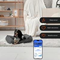 China Smart Reptile Pet Bed Health Monitor Track Heart Rate Breathing Rate Sleep Pad WiFi Control Outdoor & Car Use Pet Mat for sale