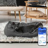 China Smart Reptile Pet Bed Health Monitor Track Heart Rate Breathing Rate Sleep Pad WiFi Control Outdoor & Car Use Pet Mat for sale