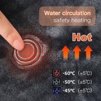 China Portable Wearable Electric Blanket Three Speed Temperature Control Graphene Infrared Heat Blanket with Digital Display for sale
