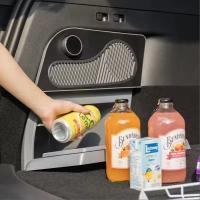 China New Portable Compact Compressor Vehicle Mini Car Refrigerator Tesla Model Y 16L Capacity Digital Display Frost-Free USB Port Low for sale