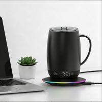 China Portable Digital Style Coffee Mug Warmer Temperature-Controlled Self-Heating Factory Design Development 500ml Capacity for sale