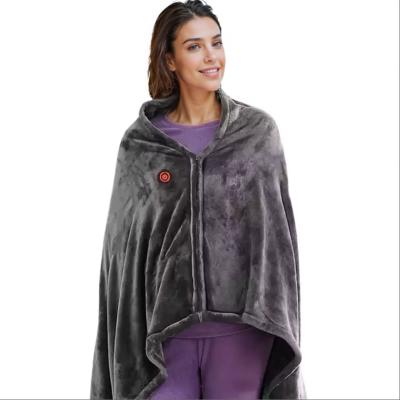 China Multifunctional Winter Wearable Electric Blanket  Graphene Infrared Heat Blanket with Digital Display for sale