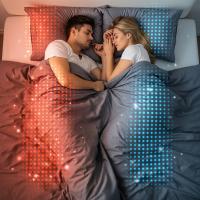 China Customize Smart Control Heating & Cooling Blanket Microfiber Cooling Blanket for Hot Sleepers Household & RV Use for sale