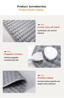 China Electric Heated Pad practical heating furnishing for home office or bedside providing gentle heat to improve comfort levels for sale