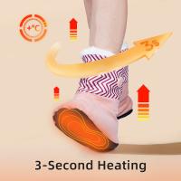 China Electric Foot Warmer customizable size and power offering instant heat and far infrared benefits to improve foot blood flow for sale