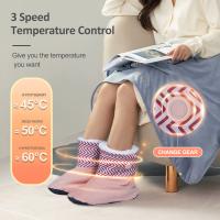 China Electric Foot Warmer customizable size and power offering instant heat and far infrared benefits to improve foot blood flow for sale
