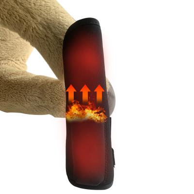 China Pet heated knee pads Designed for Comfortable Thermal Joint Care with Rechargeable Battery and Soft Fabric Heating Layer for Pets for sale