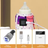 China Milk heating sleeve featuring cute little tiger pattern customizable size and USB charging with timer controlled heating modes for sale