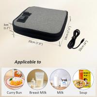 China Portable USB powered food heating bag with water resistant oxford cloth and food safe insulated lining for warm meals anytime anywhere for sale