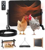 China Chicken coop heater reducing fire hazards by avoiding overheating common in traditional heat lamps used in poultry care for sale
