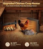 China Chicken coop heater providing continuous safe heating for up to twelve hours ideal for overnight in chicken coops and breeding spaces for sale