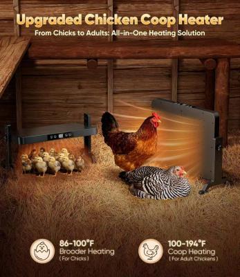 China Chicken coop heater providing continuous safe heating for up to twelve hours ideal for overnight in chicken coops and breeding spaces for sale