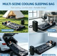 China Refrigerated sleeping bag offering cooling heating functions with washable durable surface and comfortable wrapping fit for sale