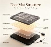 China Drying Foot Mat Offering Steady Gentle Heating and Overheat Protection System to Keep Feet Warm Dry and Comfortable for Long Time for sale