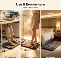 China Drying Foot Mat Equipped with Stable DC Input Power Supply and Consumption Ideal for Continuous in Multiple Daily Scenarios for sale